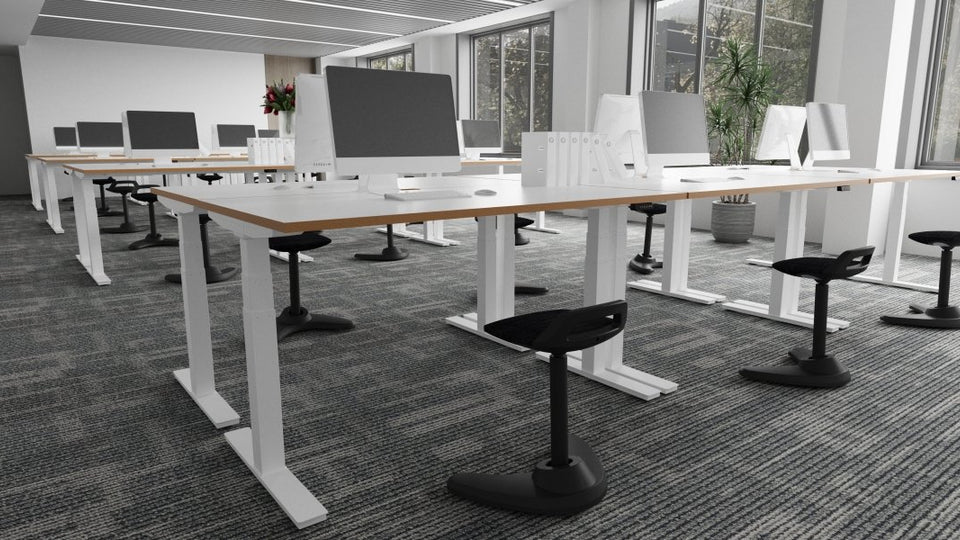 Dynamic Back to Back Height Adjustable Desk – THATSMYOFFICE