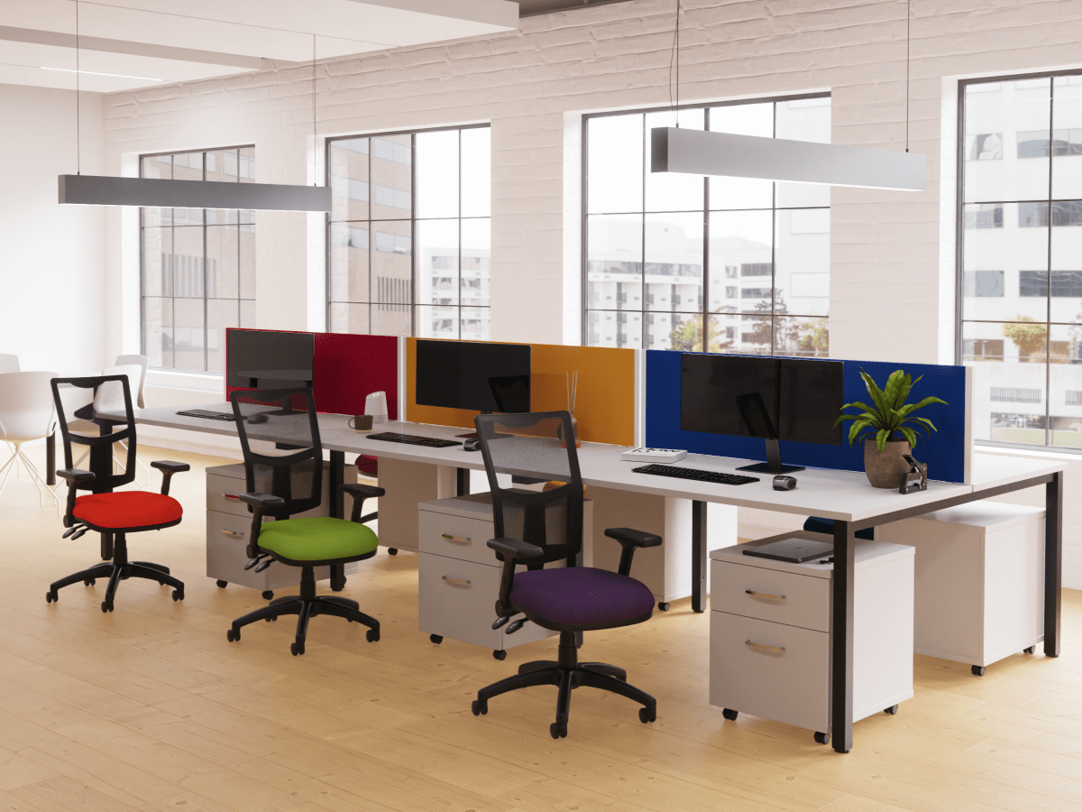 Create a Focused Vibrant Workspace Colourful Desk Screens – THATSMYOFFICE