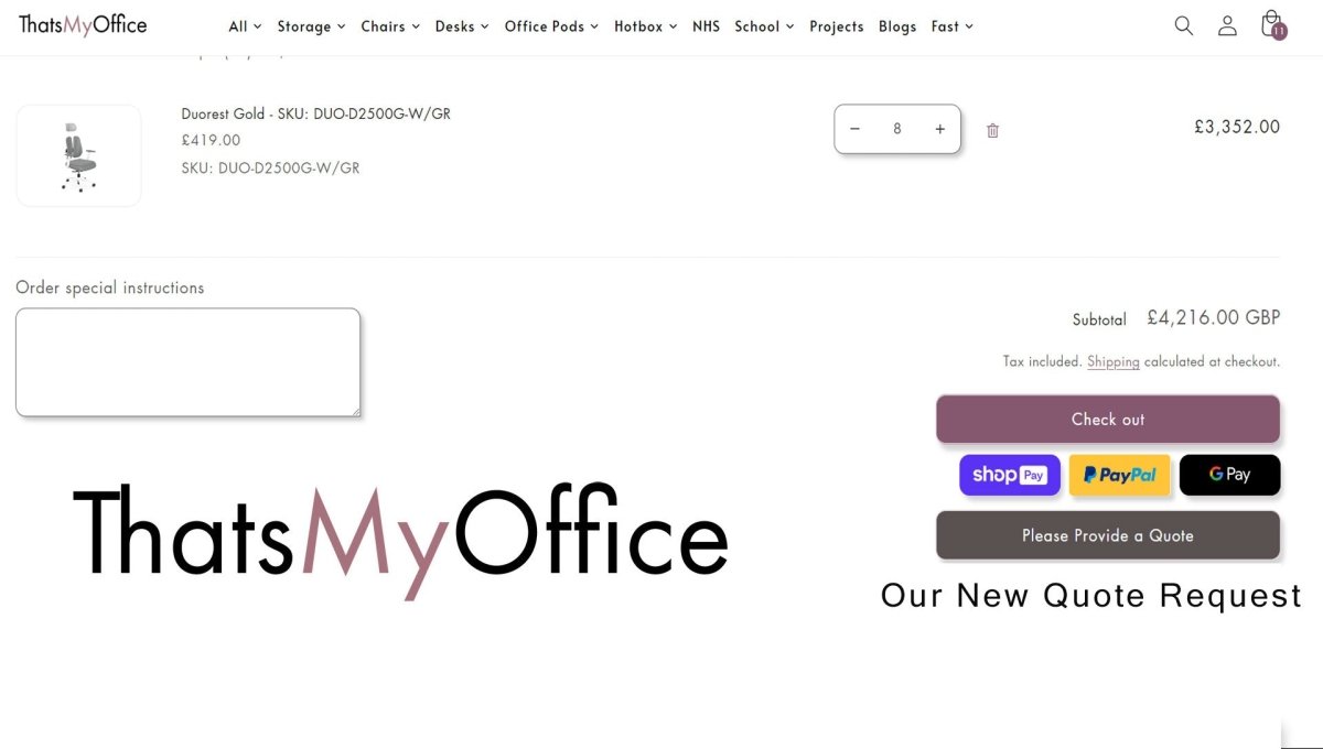 Office Furniture | project | Configurator | quote me – THATSMYOFFICE