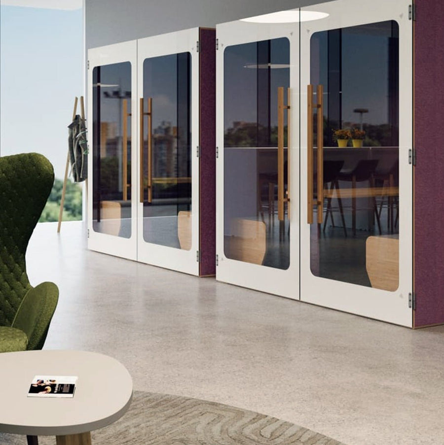 4 Person Meeting POD Hide H4 Booth Acoustic POD Room – THATSMYOFFICE