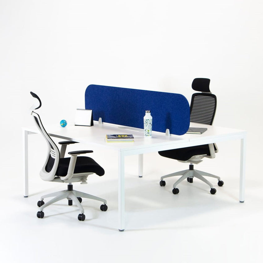 Desk Screen Acoustic PET range of colours and sizes view 360 ...