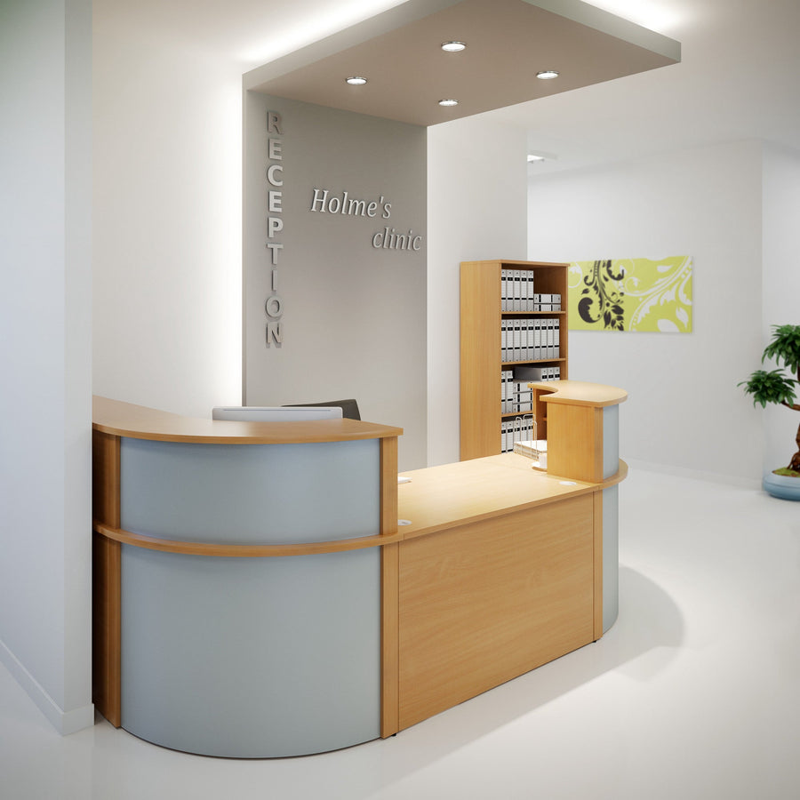 Reception Desk Branded-Personalised with your Logo Custom Front ...