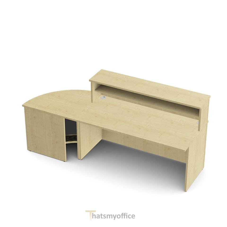 Reception Desk | Custom | Add logo | image | 360 View | AR – THATSMYOFFICE