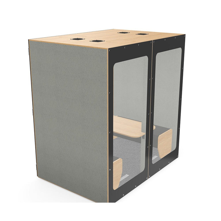 4 Person Meeting POD Hide H4 Booth Acoustic POD Room – THATSMYOFFICE
