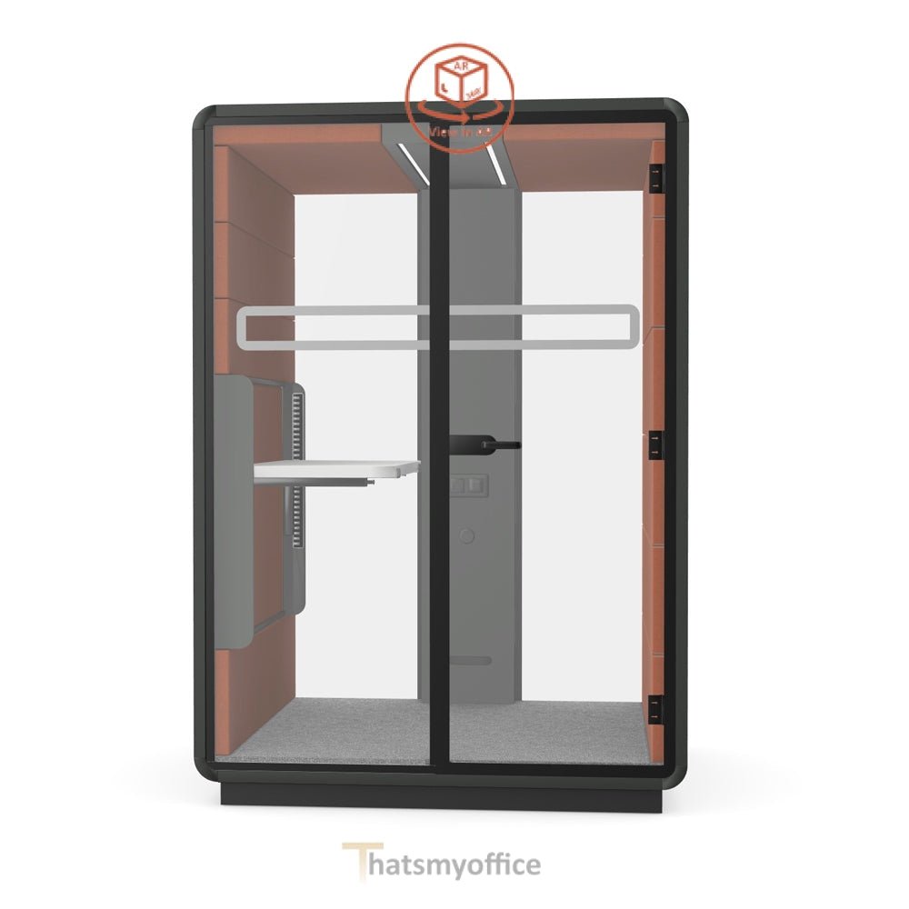 Hush Sit Stand Acoustic POD 1 Person Sit Stand Phone Booth – THATSMYOFFICE