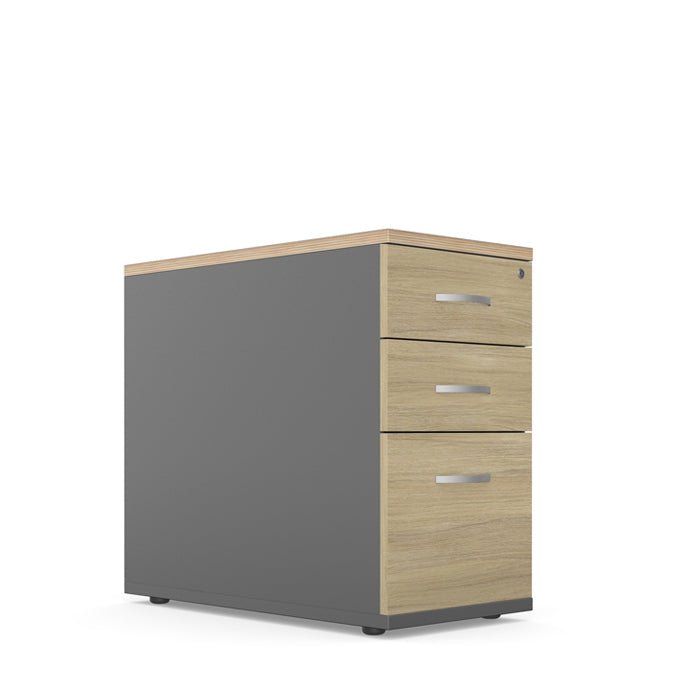 Wooden Desk High Pedestal Kito 3 Drawer 80cm Deep DHP3C/8 – THATSMYOFFICE