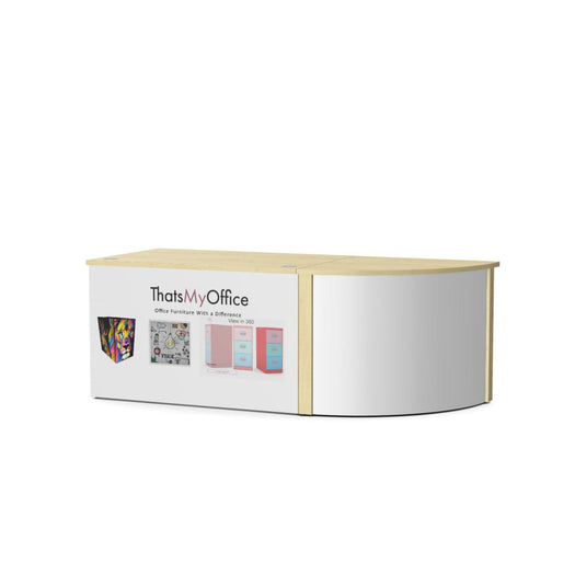 Reception Desk Branded-Personalised with your Logo Custom Front ...