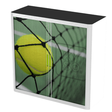 Tambour Sport Cupboard 100cm H with 2 shelves EOTAM1M – THATSMYOFFICE